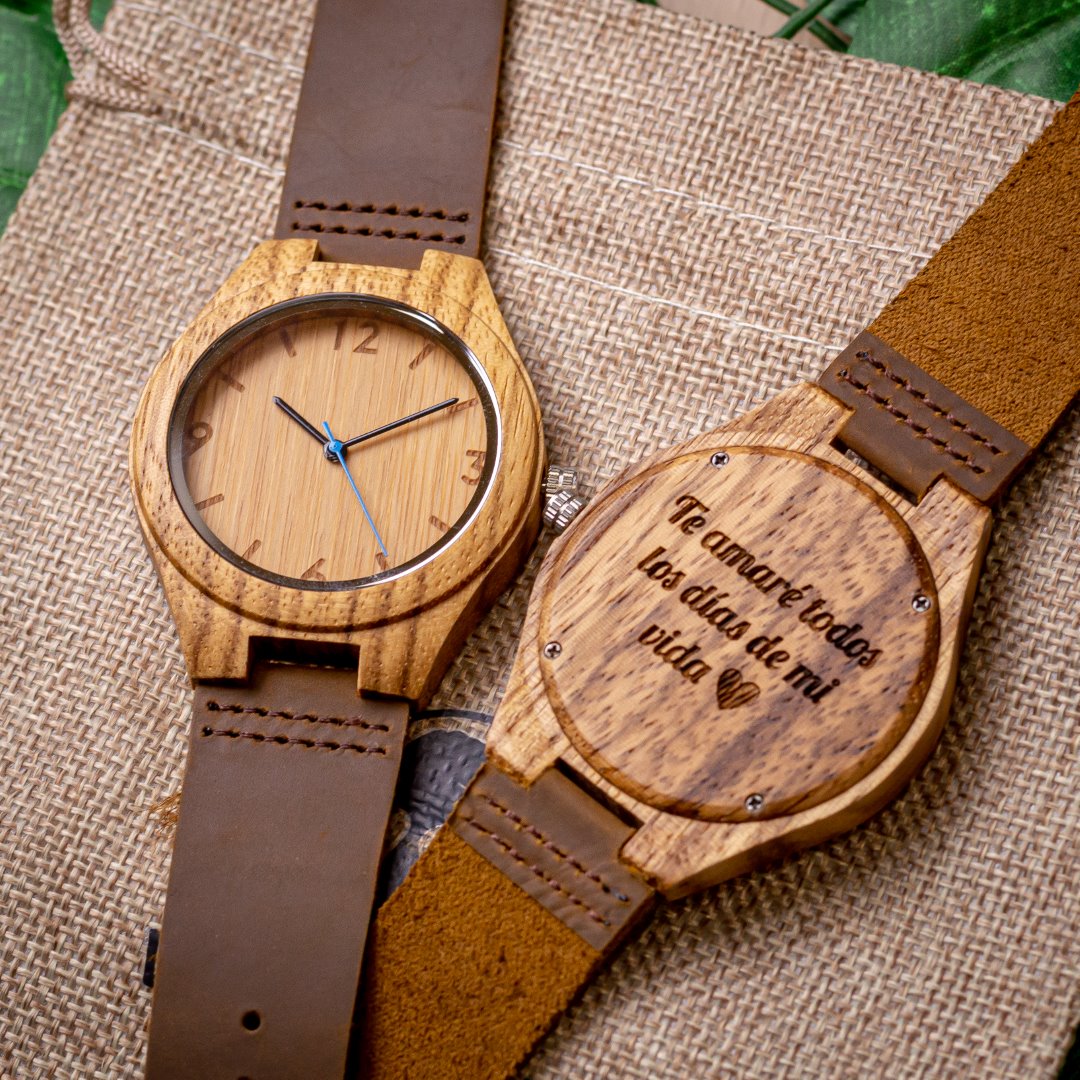Woodenson | Relojes de Madera natural personalizados | Tienda Oficial